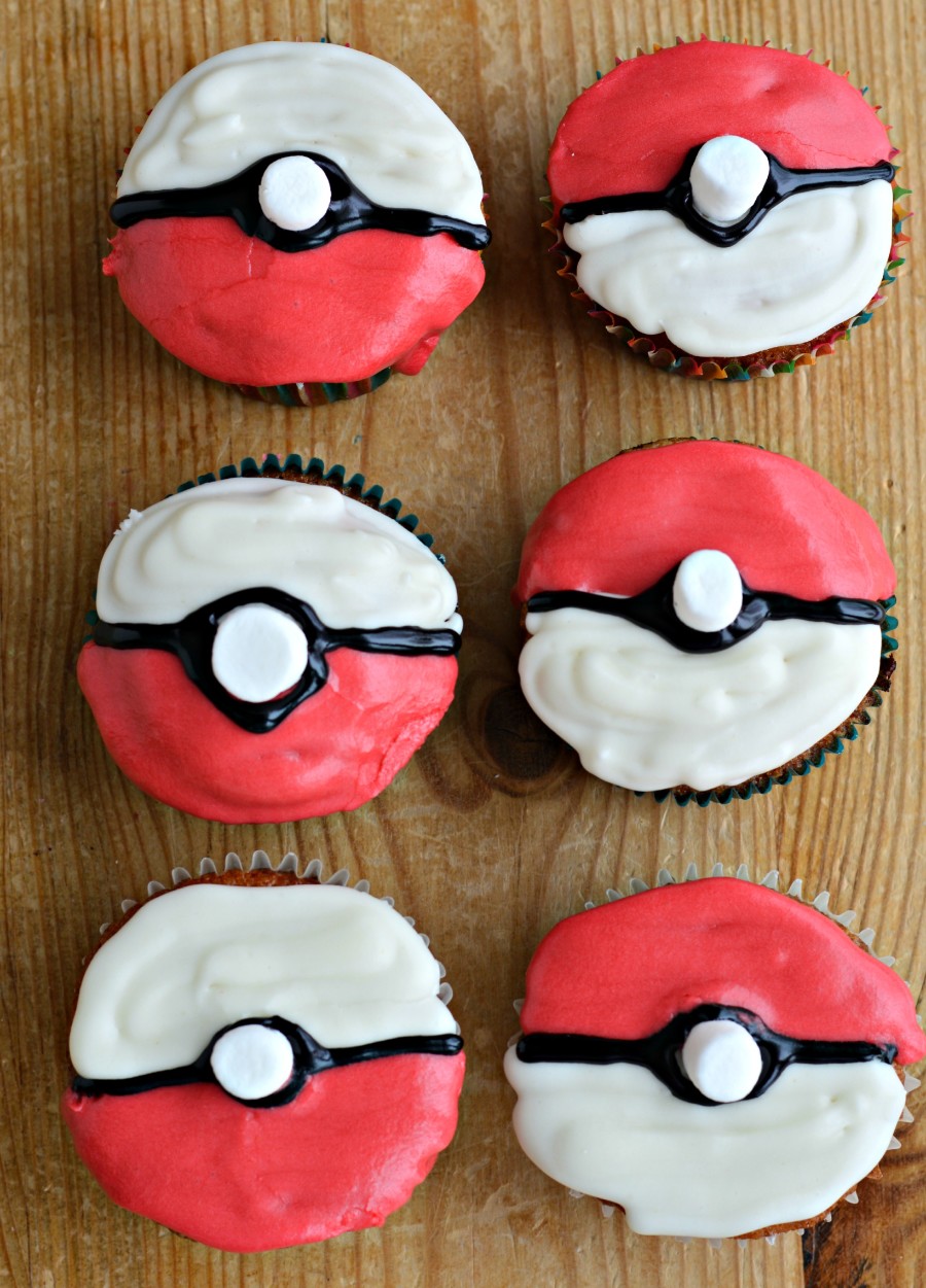 DIY Pokemon Cupcakes - West of the Loop